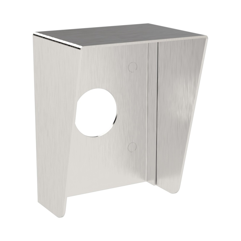 4.5" x 6" Stainless Steel Hood with Weather Shroud for Access Control ...