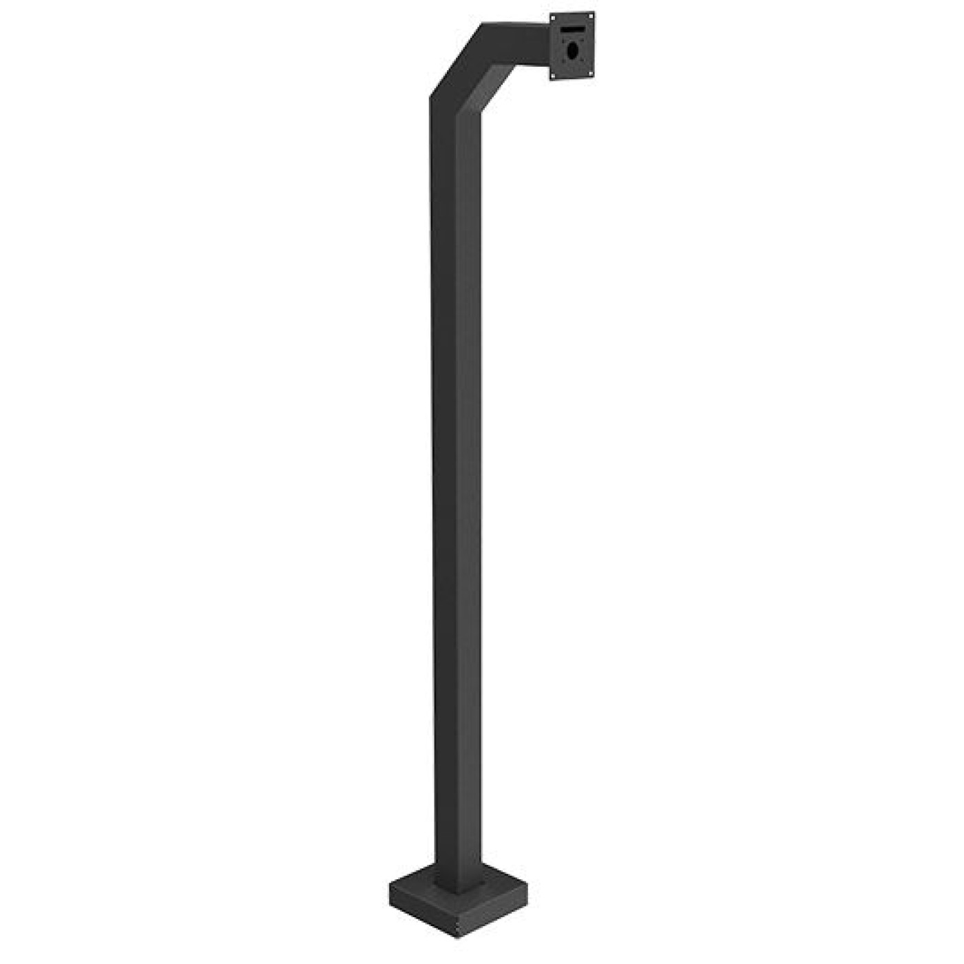 72" Steel Heavy-Duty Gooseneck Pedestal (Pad Mount) - 72-3-12 ...