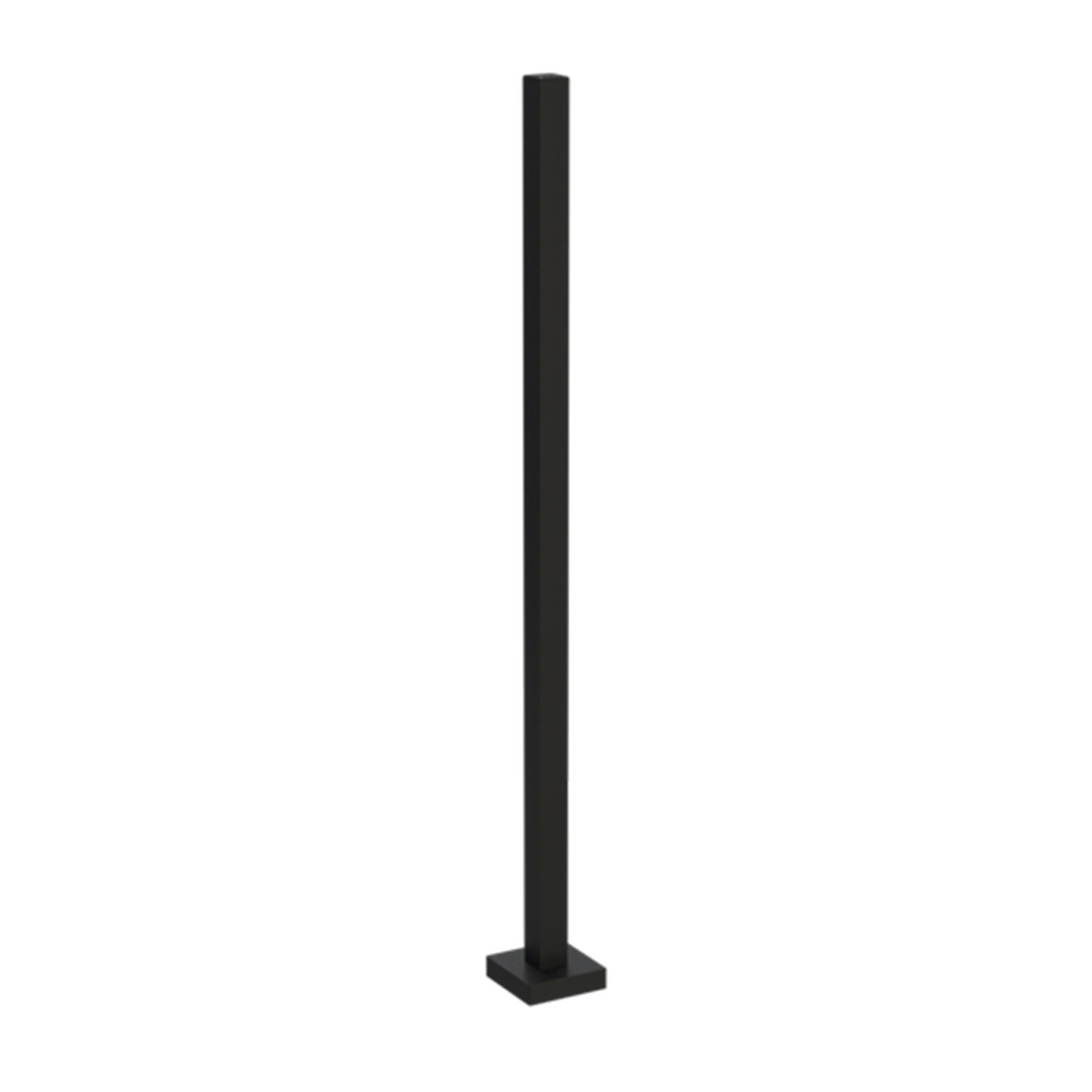6" x 6" Steel Camera Pole Post Ground Mount for Surveillance Cameras ...