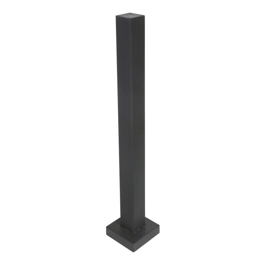 48" Steel Tower Pedestal (Pad Mount) - HD-BLACK-TOWER | Gooseneck Stands