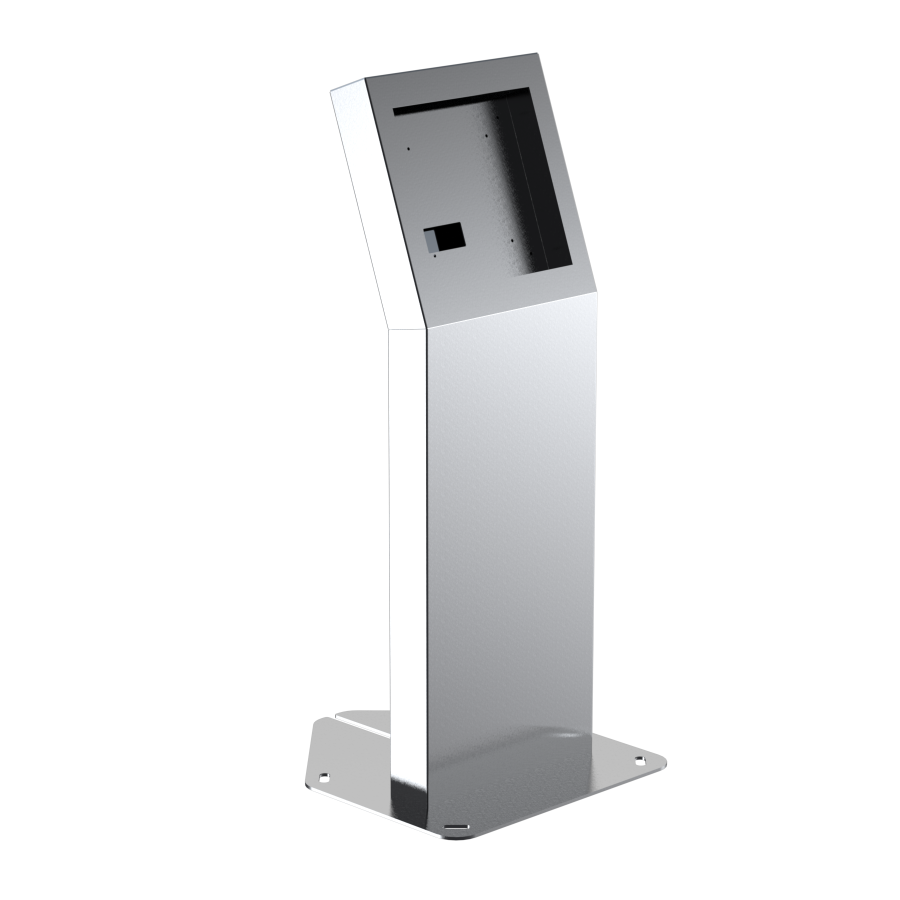 53" Stainless Steel Kiosk for ButterflyMX 11.6" Recessed Video Intercom ...