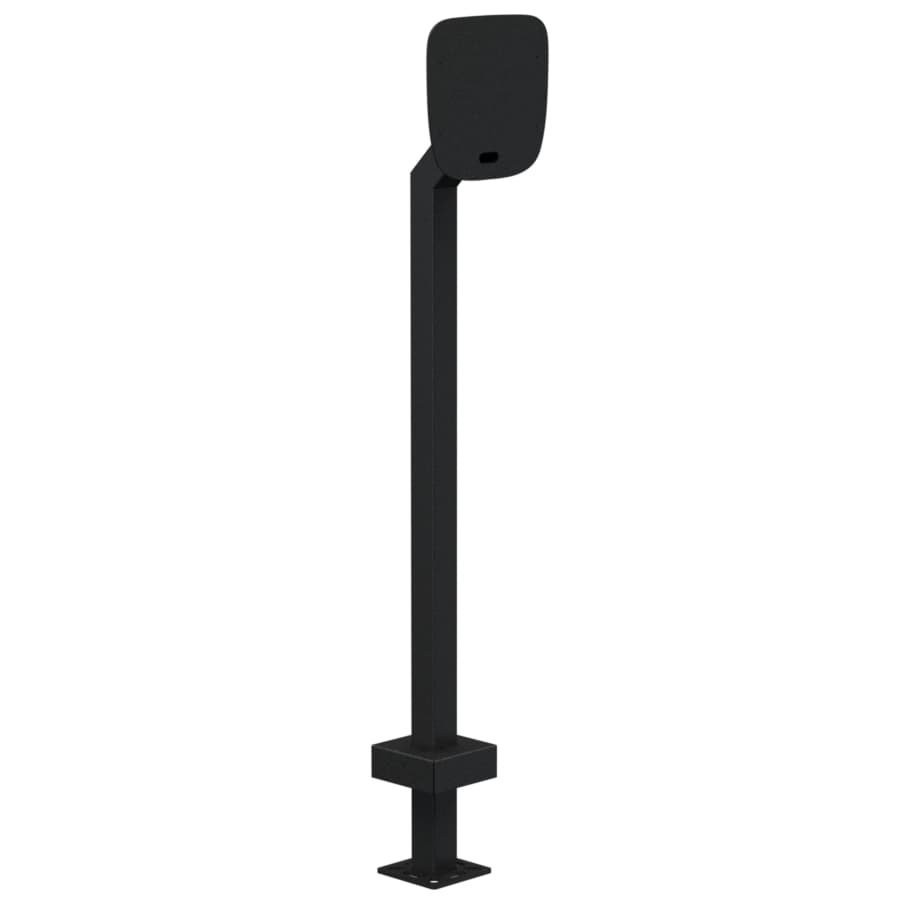 44" Steel Gooseneck Pedestal with 4 1/2" Neck for ButterflyMX 12 ...