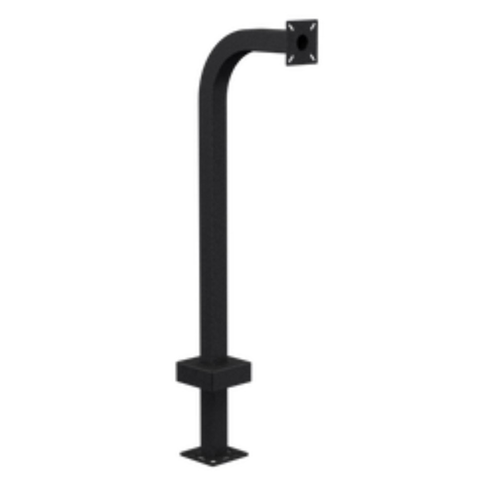 42" Steel Gooseneck Pedestal for Linear AE-100 (Powder-Coated Black ...