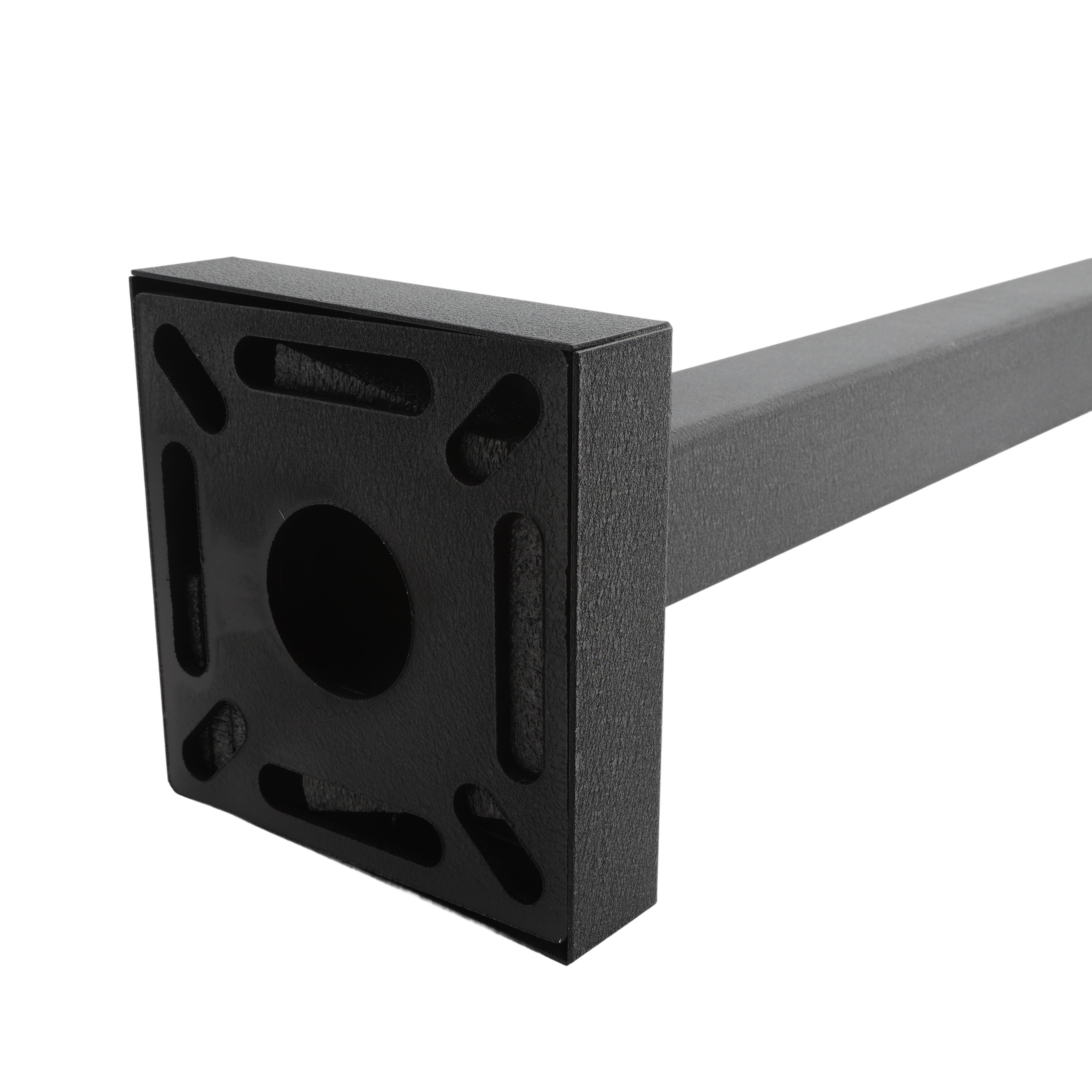 42" Steel Gooseneck Pedestal for Surface Mount RDRQR (Powder-Coated ...