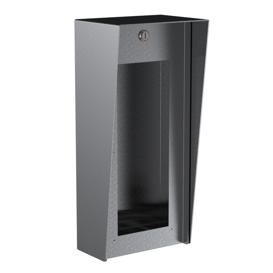 8" x 18" Portrait Stainless Steel Housing for Ubiquiti/Unifi UACC Flush ...